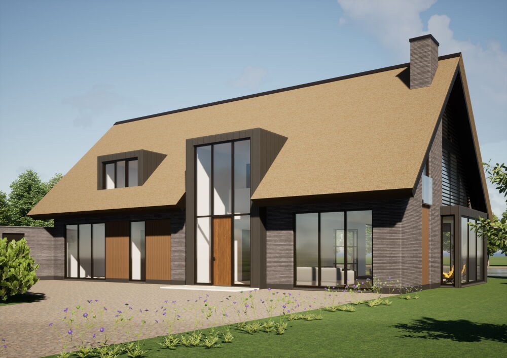 Landelijk moderne woning Bleskensgraaf - Brand I BBA Architecten